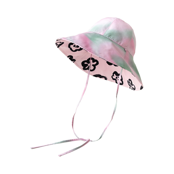 Women's Reversible Wide Brim Sun Hat - Pink